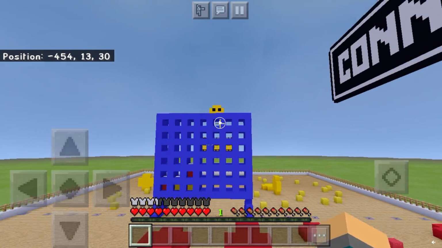 Redditor LilDennnn Created The Classic Game Of Connect 4 in Minecraft ...