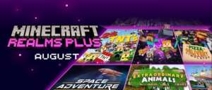 Minecraft Realms Plus August: New Game Modes Featuring New Skins And ...