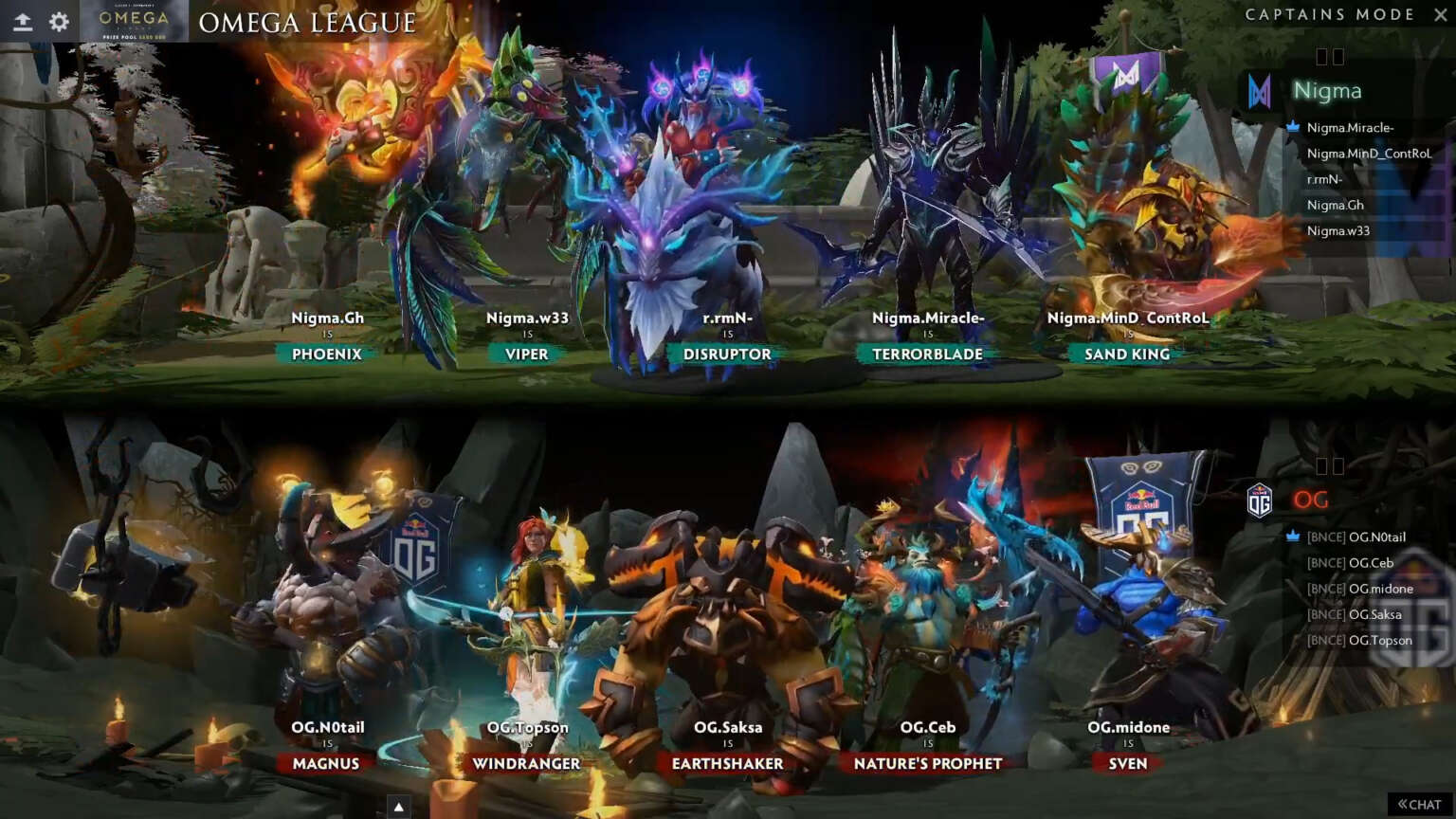 OG’s Convincing Win Over Nigma At The OMEGA League Books Finals Against ...