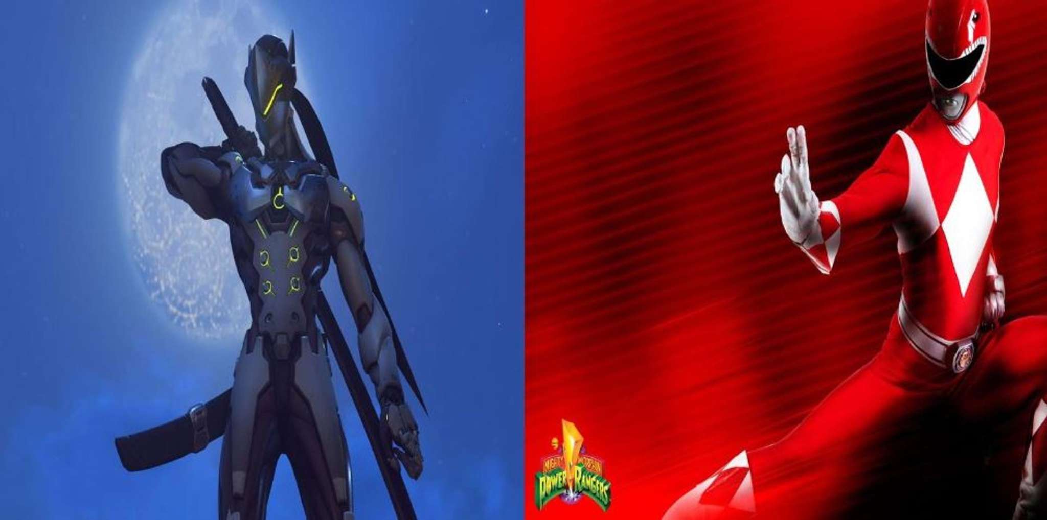 A Crimson Power Ranger May Be Seen In The New Overwatch Genji Skin ...