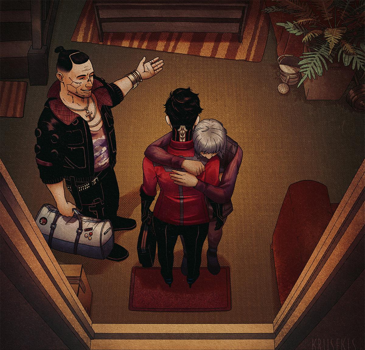 Cyberpunk Fans Celebrate V’s Return with Heartfelt Art | Happy Gamer