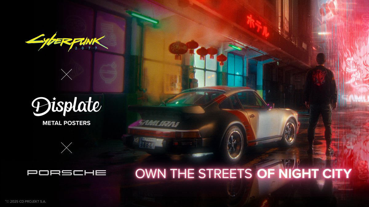 Rev Up Your Walls with Johnny Silverhand’s Porsche Displate in ...