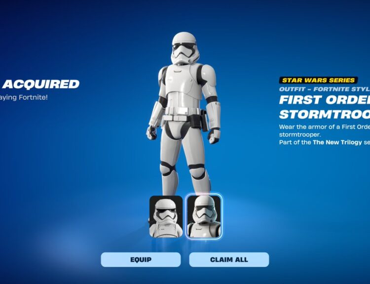 Fortnite x Disney Collab Drops Free First Order Stormtrooper Skin ...