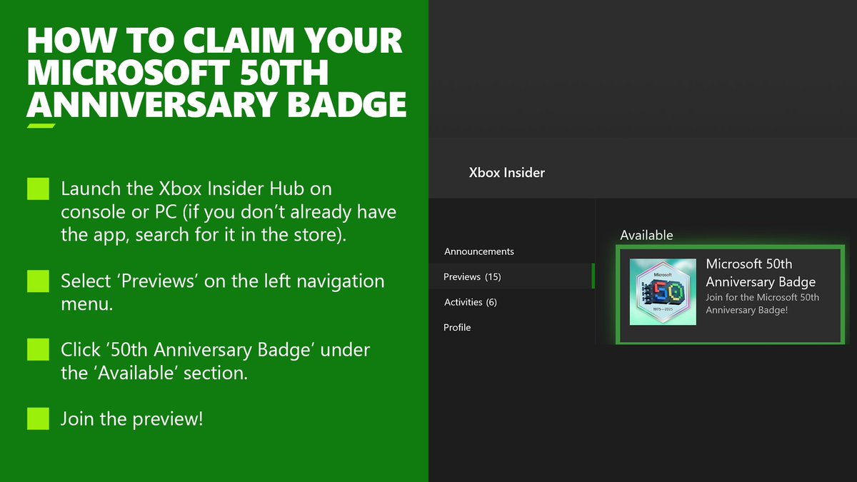 Microsoft’s 50th Anniversary: Grab a Free Xbox Badge Now! | Happy Gamer