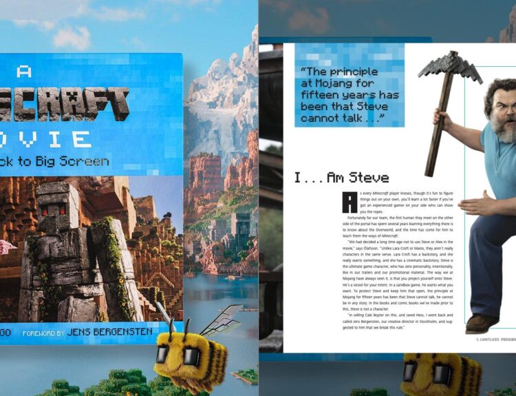 Minecraft Movie Book Drops With Epic Behind-the-Scenes Secrets | Happy ...