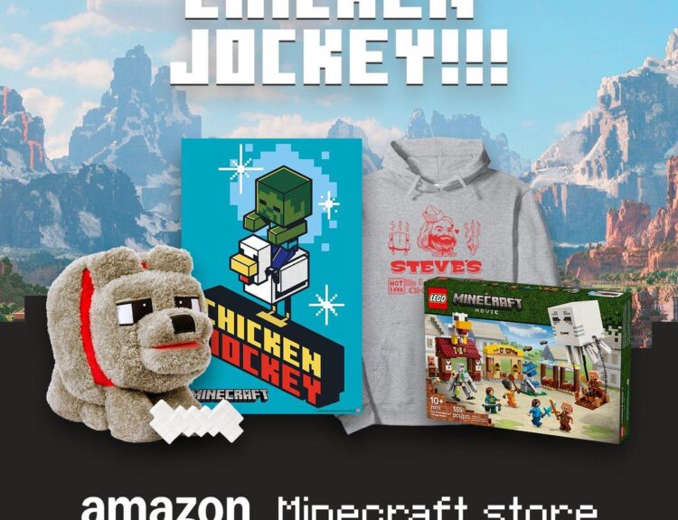 Minecraft Movie Merch Drops With Wild Chicken Jockey Gear | Happy Gamer