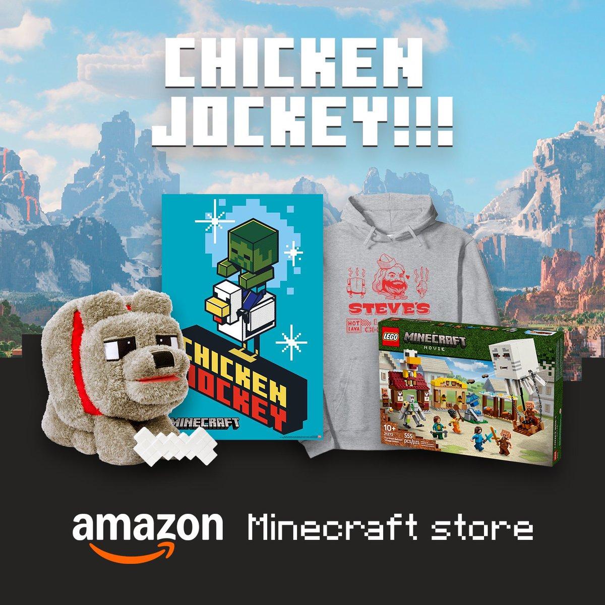 Minecraft Movie Merch Drops With Wild Chicken Jockey Gear | Happy Gamer