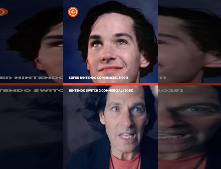 Nintendo Brings Back Paul Rudd’s 1991 SNES Ad for Switch 2 | Happy Gamer