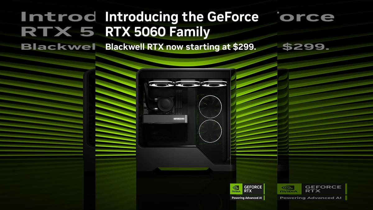 Nvidia Drops RTX 5060 Family Starting at $299 – DLSS 4, Blackwell, and More | Happy Gamer