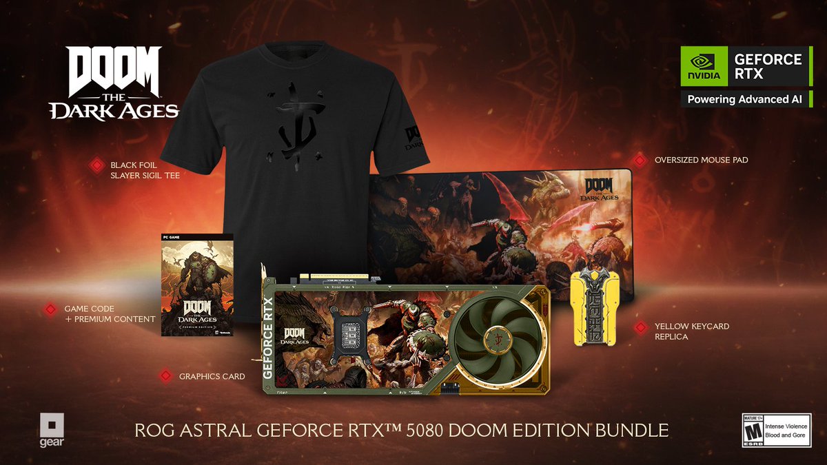 ROG Astral RTX 5080 DOOM Edition Bundle Brings Hell to Your PC | Happy ...