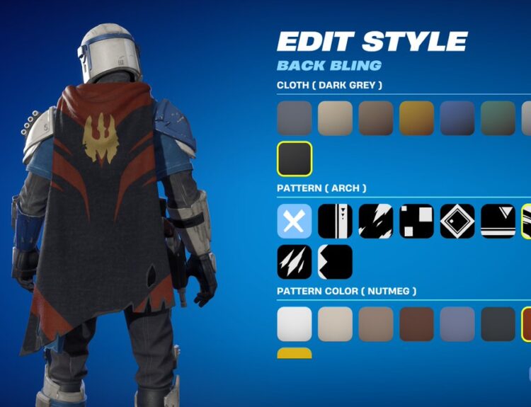 Fortnite’s Mandalorian Skin Finally Gets Customizable Back Bling ...