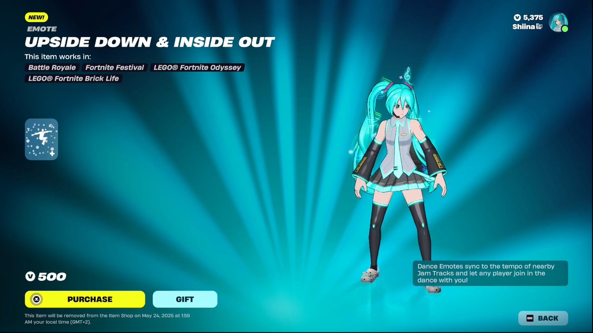 Fortnite x OK Go Collab Drops Upside Down Emote | Happy Gamer