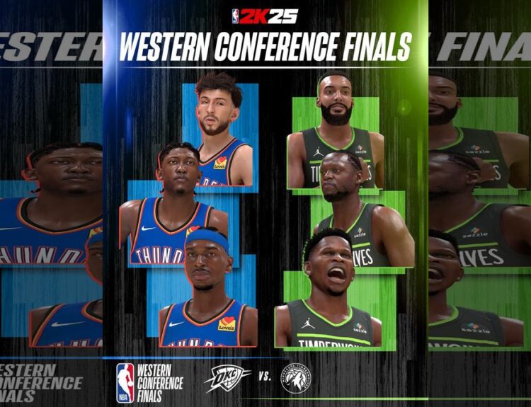 NBA 2K Fans Debate Thunder vs Wolves in Western Conference Finals | Happy Gamer