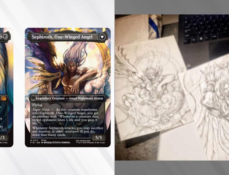 Sephiroth Gets a Stunning New Look in Magic: The Gathering Crossover ...