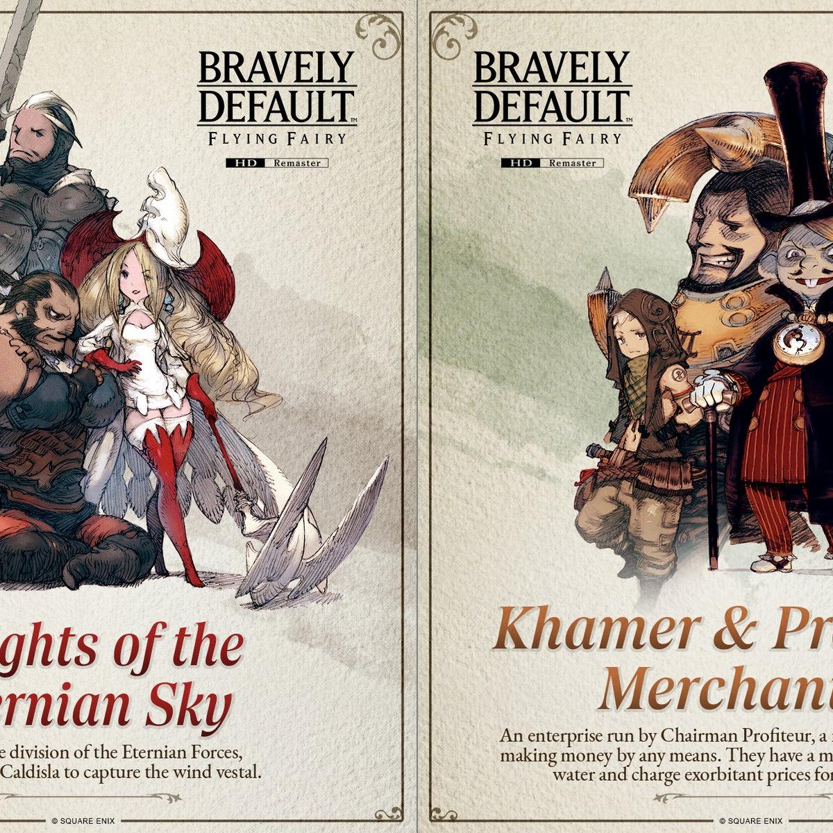 Bravely Default HD Remaster Faces Backlash Over Game Key Card Release ...