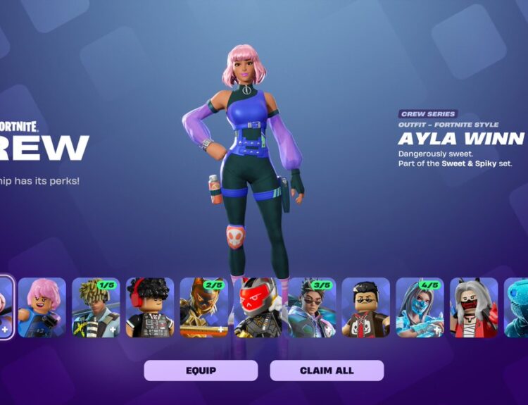 Fortnite Crew Members Unlock Ayla Winn Skin – Here’s What Players Think ...