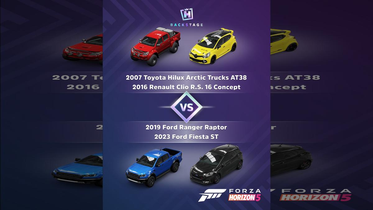 Forza Horizon Players Torn Between Hilux and Fiesta in Latest Backstage ...