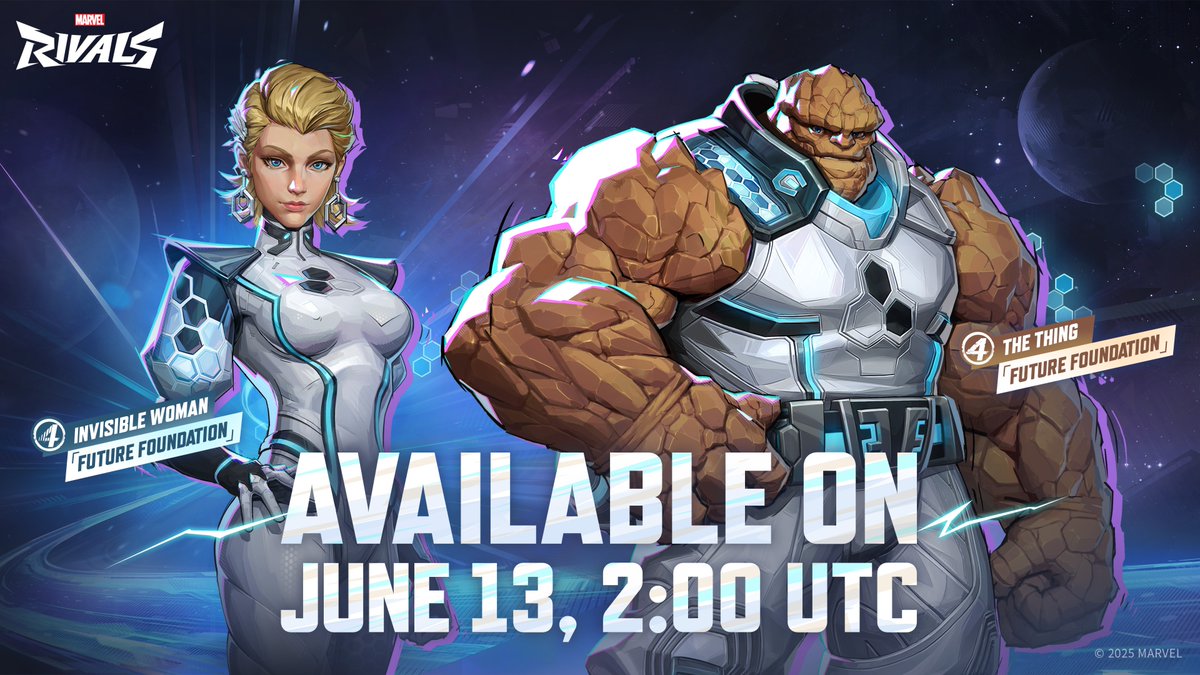 Marvel Rivals Drops Future Foundation Skins for Susan Storm and Ben ...