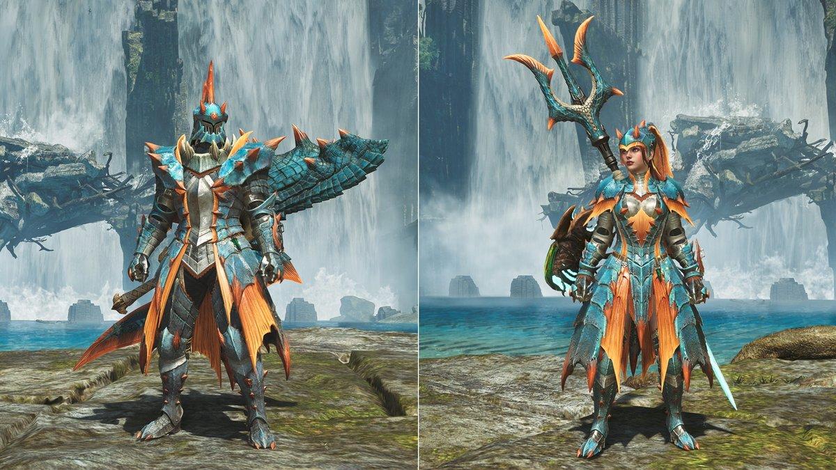 Monster Hunter Lagiacrus Armor Sets Are Here But The Drops Are Brutal ...