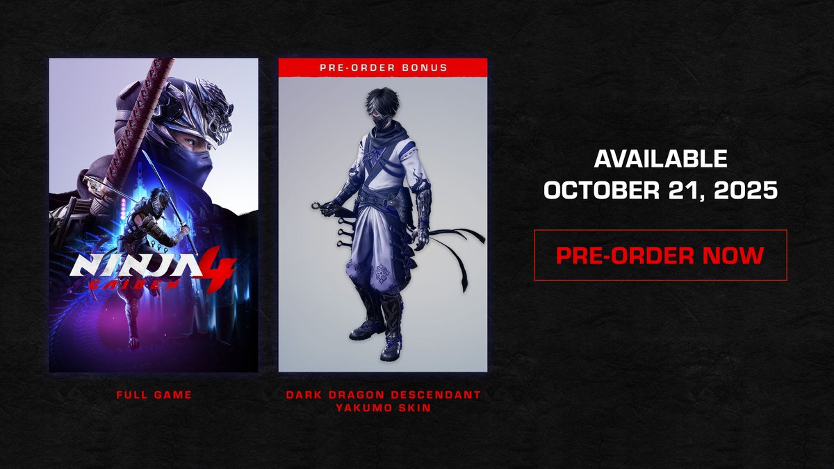 Ninja Gaiden 4 Pre-Orders Open with Exclusive Yakumo Skin, But Fans Want More Ryu | Happy Gamer