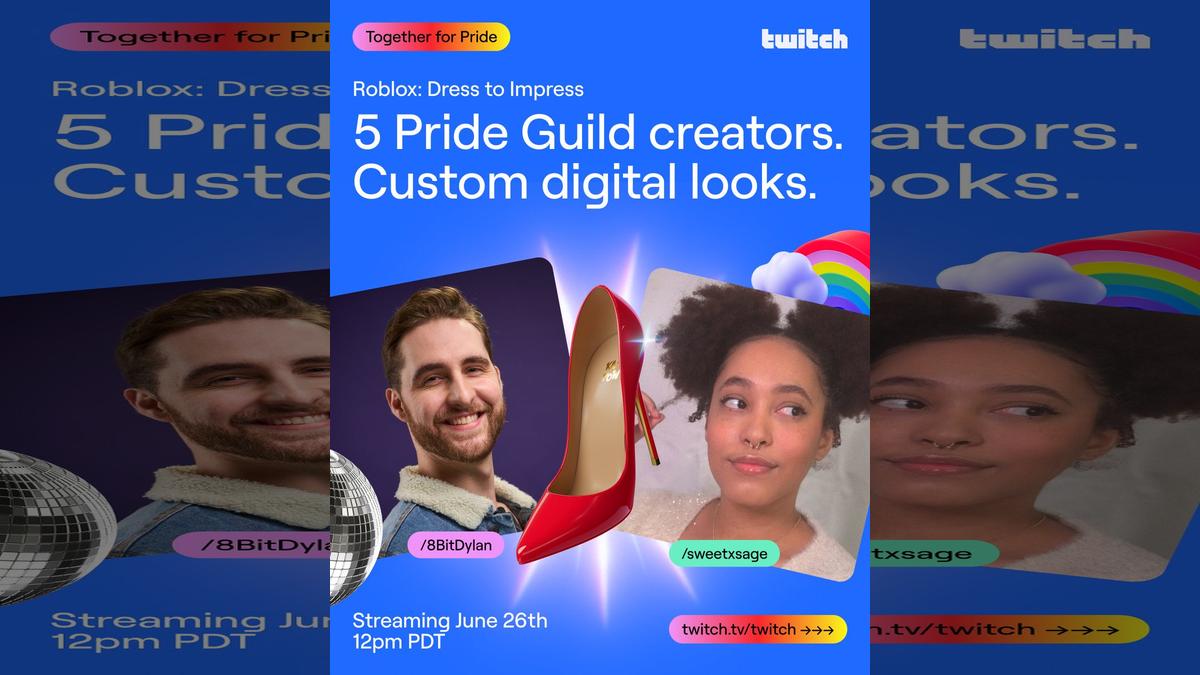 Roblox Pride Guild Takes Over Twitch With Custom Fashion Show | Happy Gamer