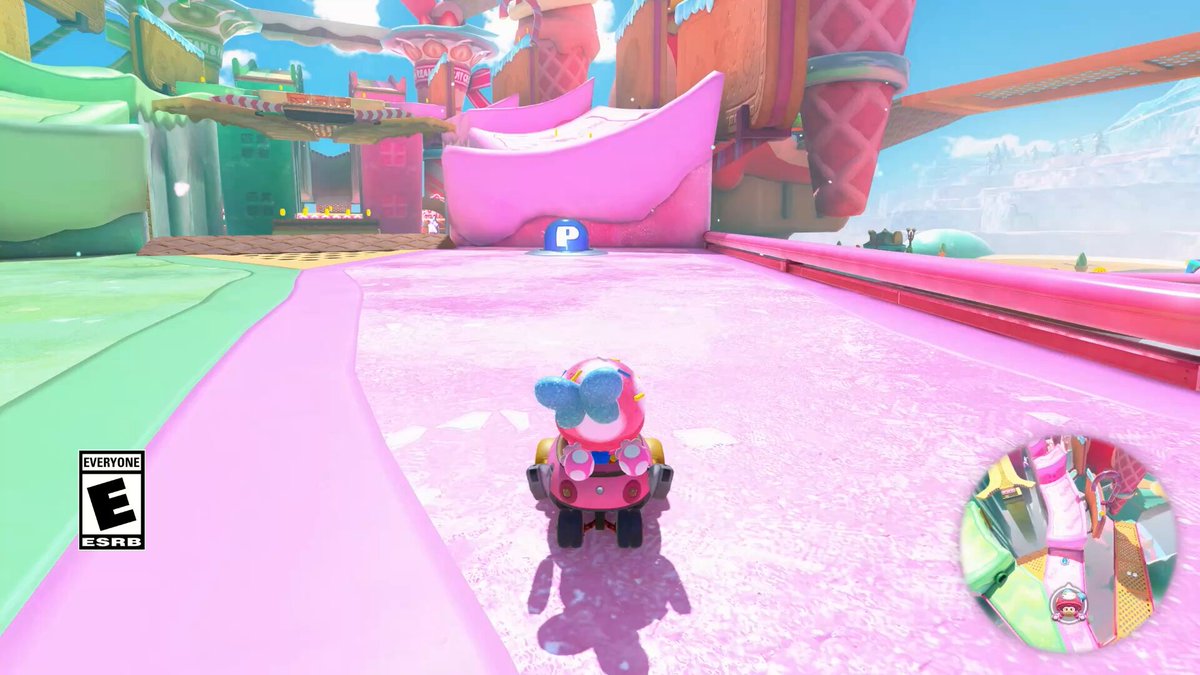 Toadette’s Ice-Cold Wall Rides in Mario Kart World | Happy Gamer