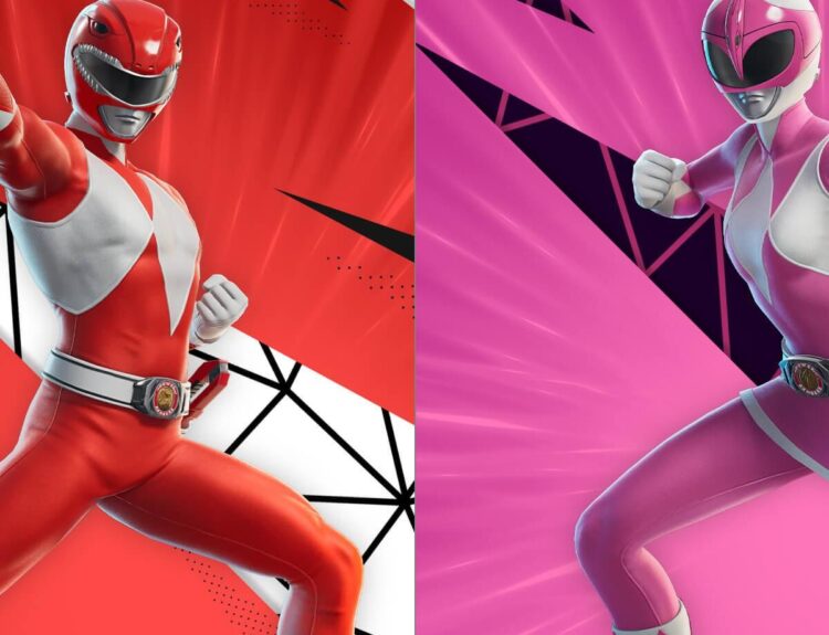 Power Rangers Red and Pink Skins Revealed in Epic Crossover | Happy Gamer