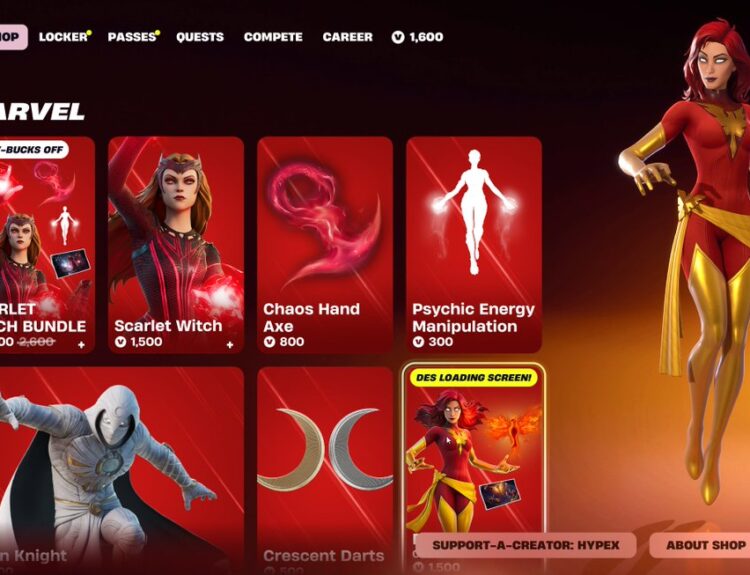Scarlet Witch And Dark Phoenix Return to Fortnite – Here’s How to Get ...