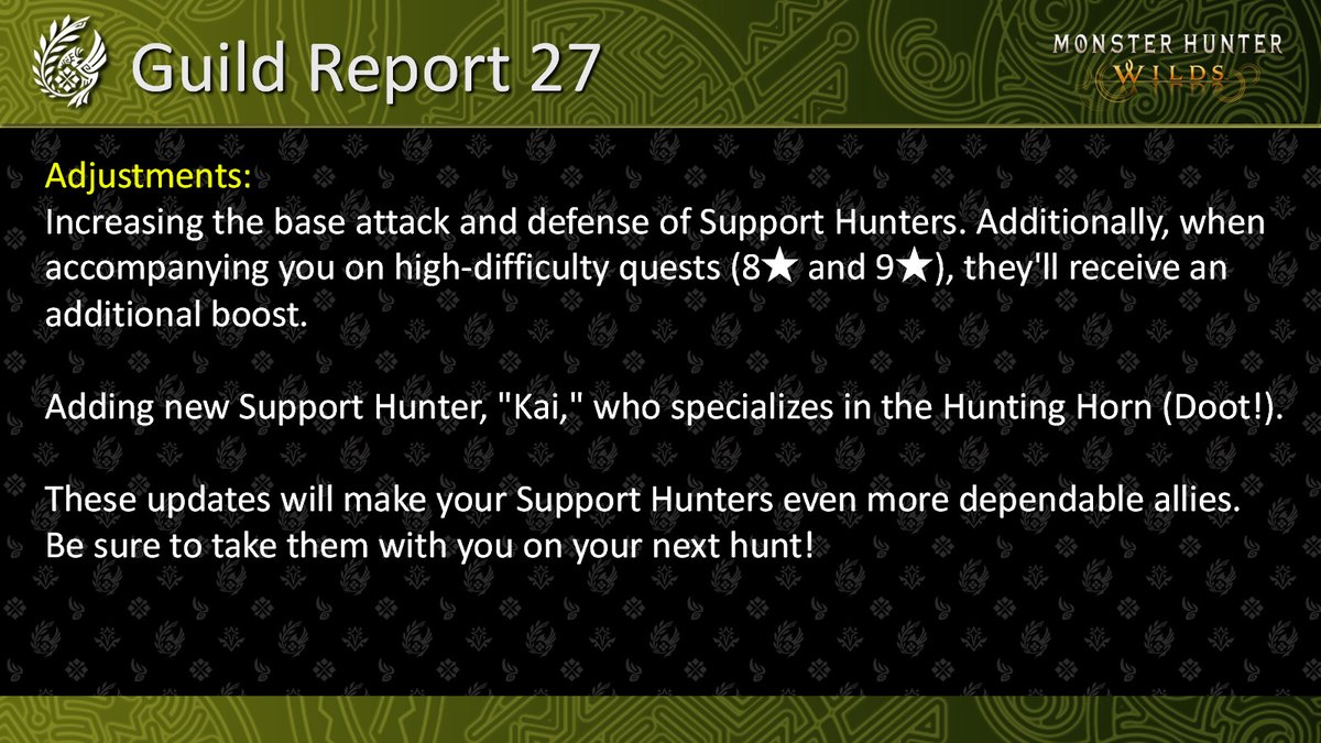 Monster Hunter Wilds Support Hunters Get Major Buffs and New Hunting Horn Buddy | Happy Gamer