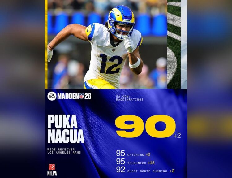 Puka Nacua Finally Hits 90 OVR in Madden 26 After Rams Fans Demand Justice | Happy Gamer