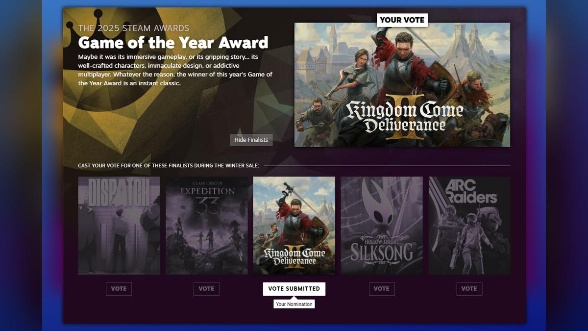 Kingdom Come Deliverance 2 Devs Joke About Steam Awards | Happy Gamer